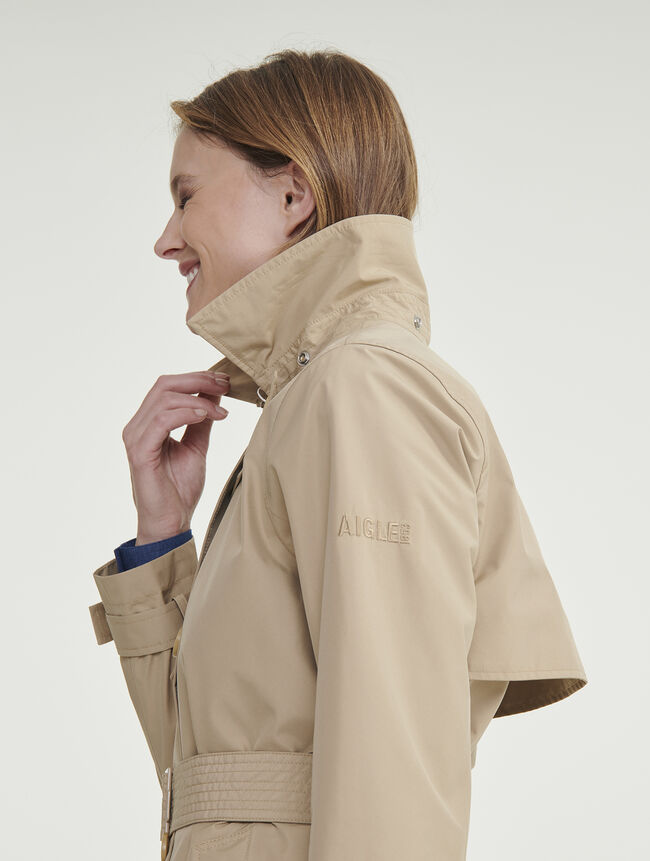 Trench mi-long iconique en GORE-TEX collection | AIGLE