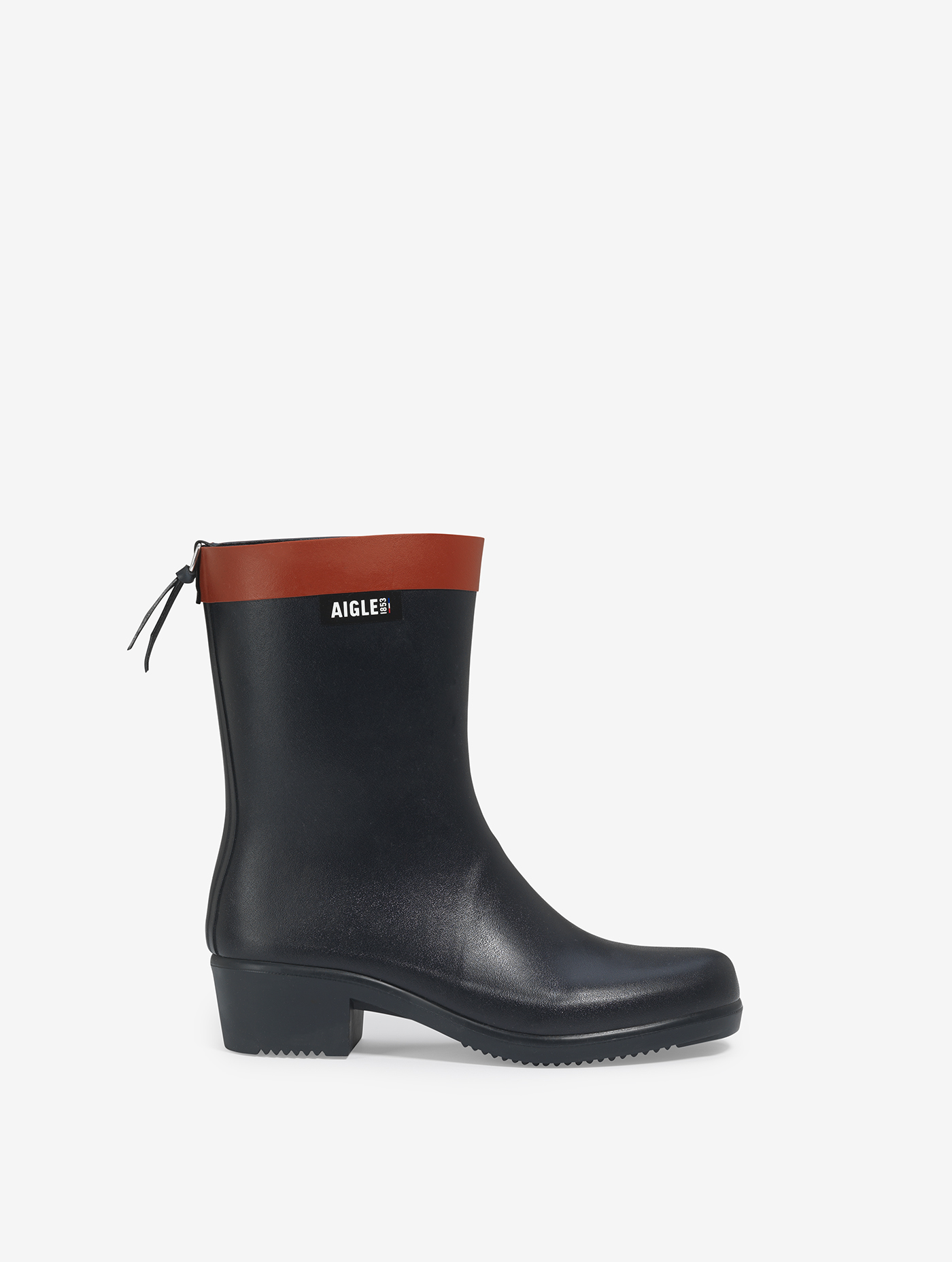 The equestrian-inspired heeled rain boot.women | AIGLE