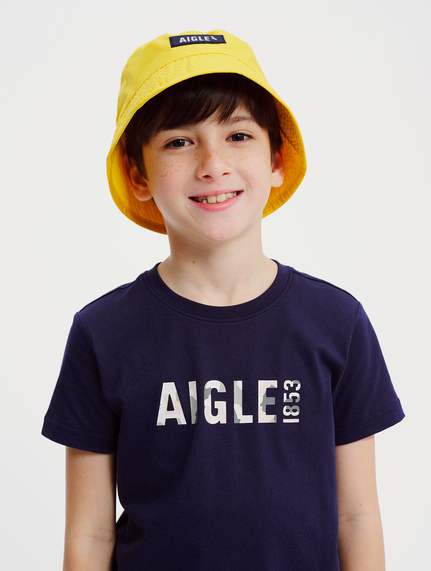 DFT & Antibacterial brand logo short sleeve tee-shirt aigle-storefront ...