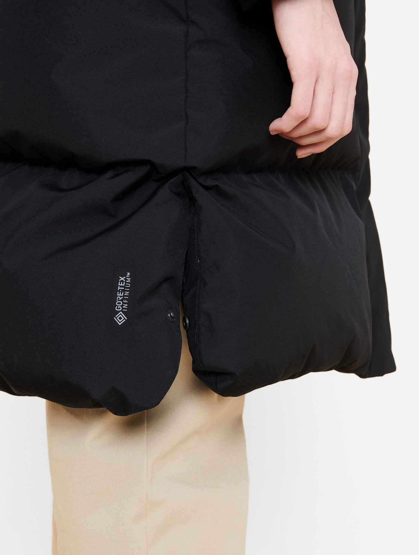 Aigle - Warm water-repellent quilted jacket Noir - Amfort | AIGLE