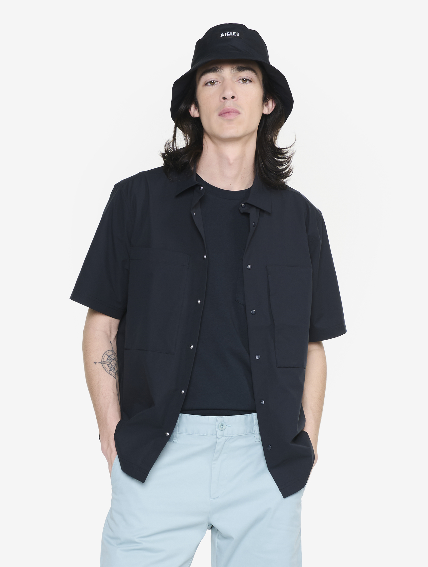 DFT® and UV-C® short-sleeved shirt aigle-storefront-catalog-fr | AIGLE