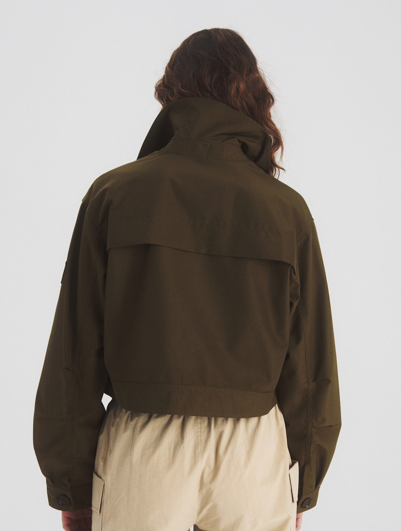 Aigle - Military inspired short jacket Marine - Fodazeparkas & coats ...