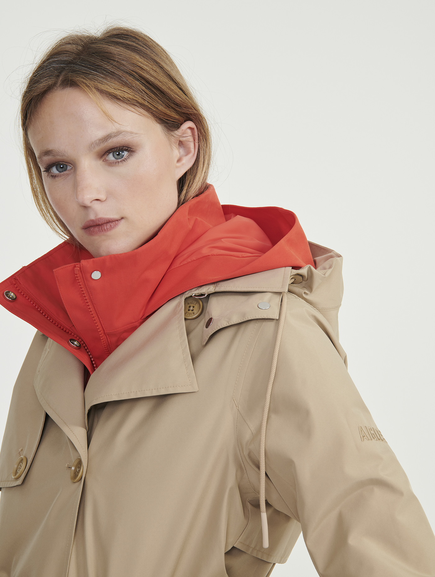 Trench mi-long iconique en GORE-TEX collection | AIGLE