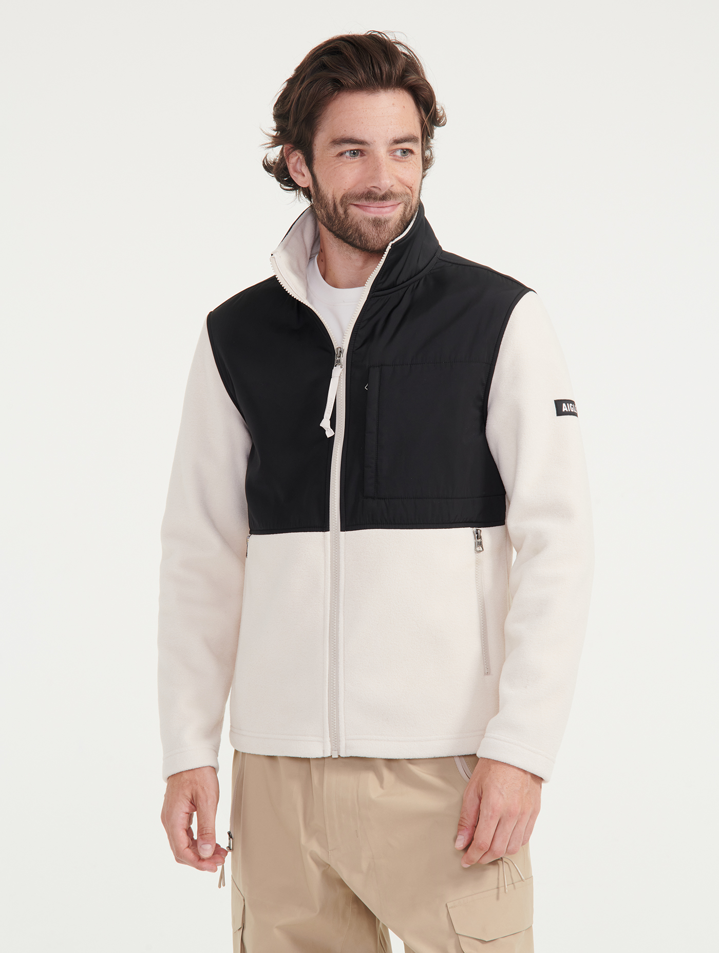 Microfiber Zip Fleece aigle-storefront-catalog-fr | AIGLE