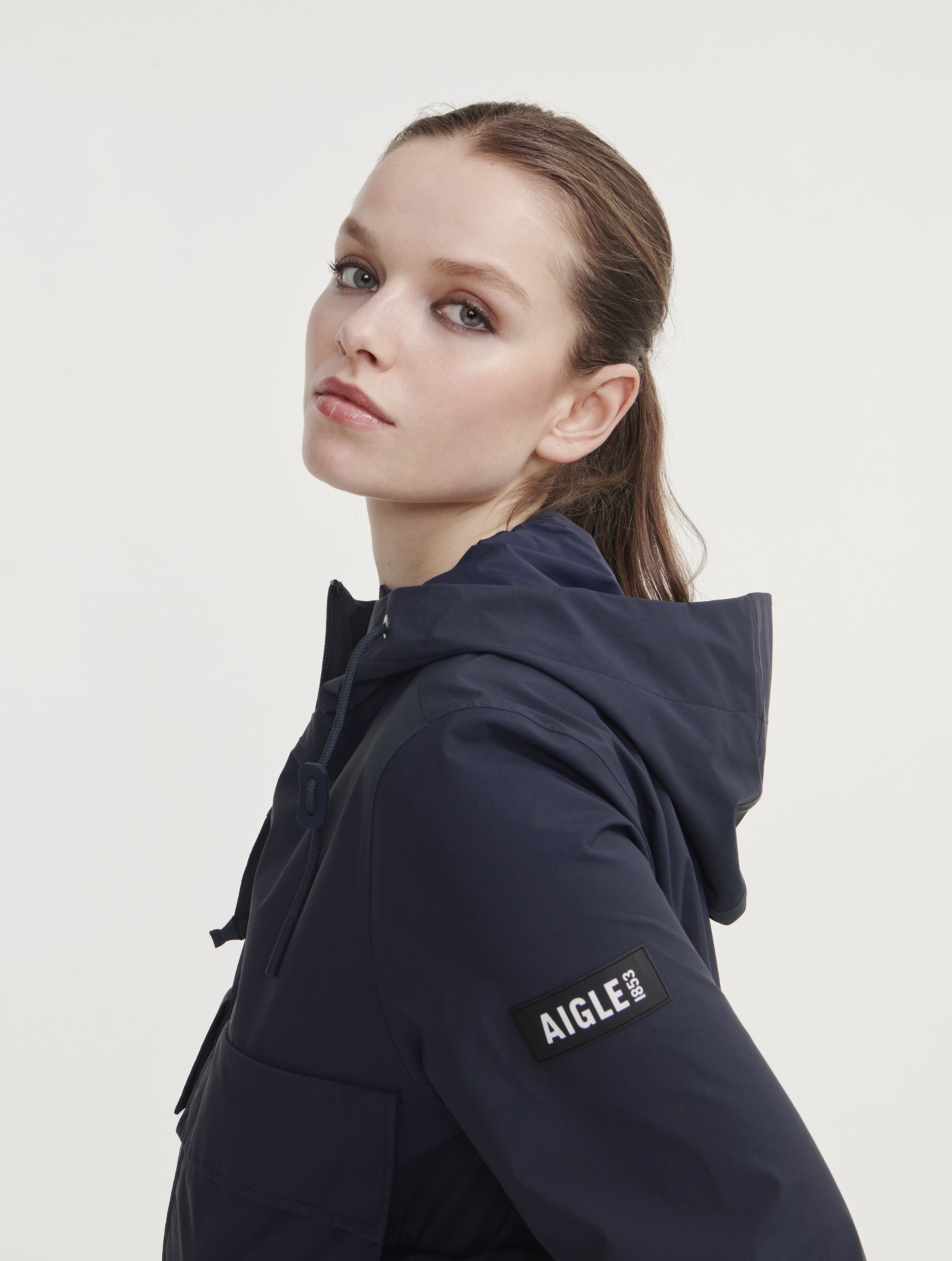 Hooded short Gore-Tex® jacketcategories | AIGLE